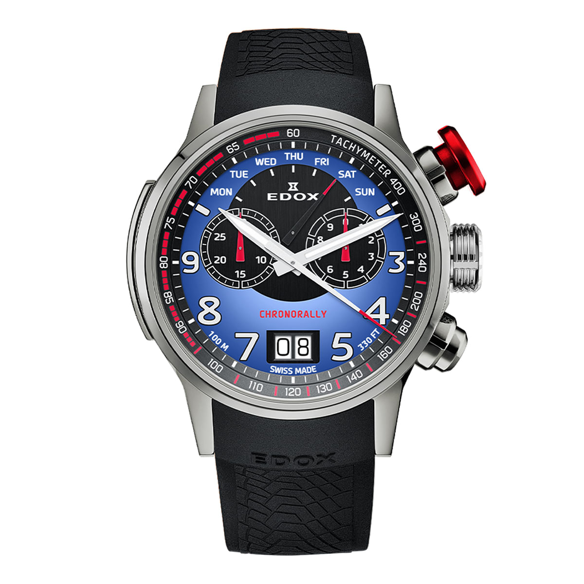 Reloj Edox Chronorally 38001-TINR-BUDN - Time Square